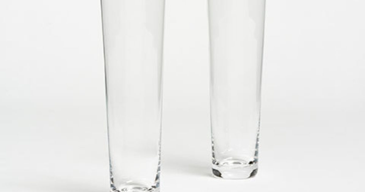 Deborah Ehrlich Pair of Straight Champagne Glasses | The Garnered