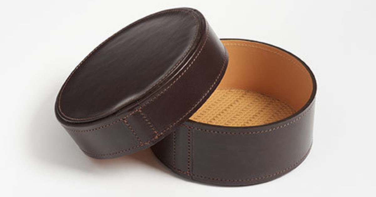 Hand-Crafted Leather Keepsake Box | The Garnered
